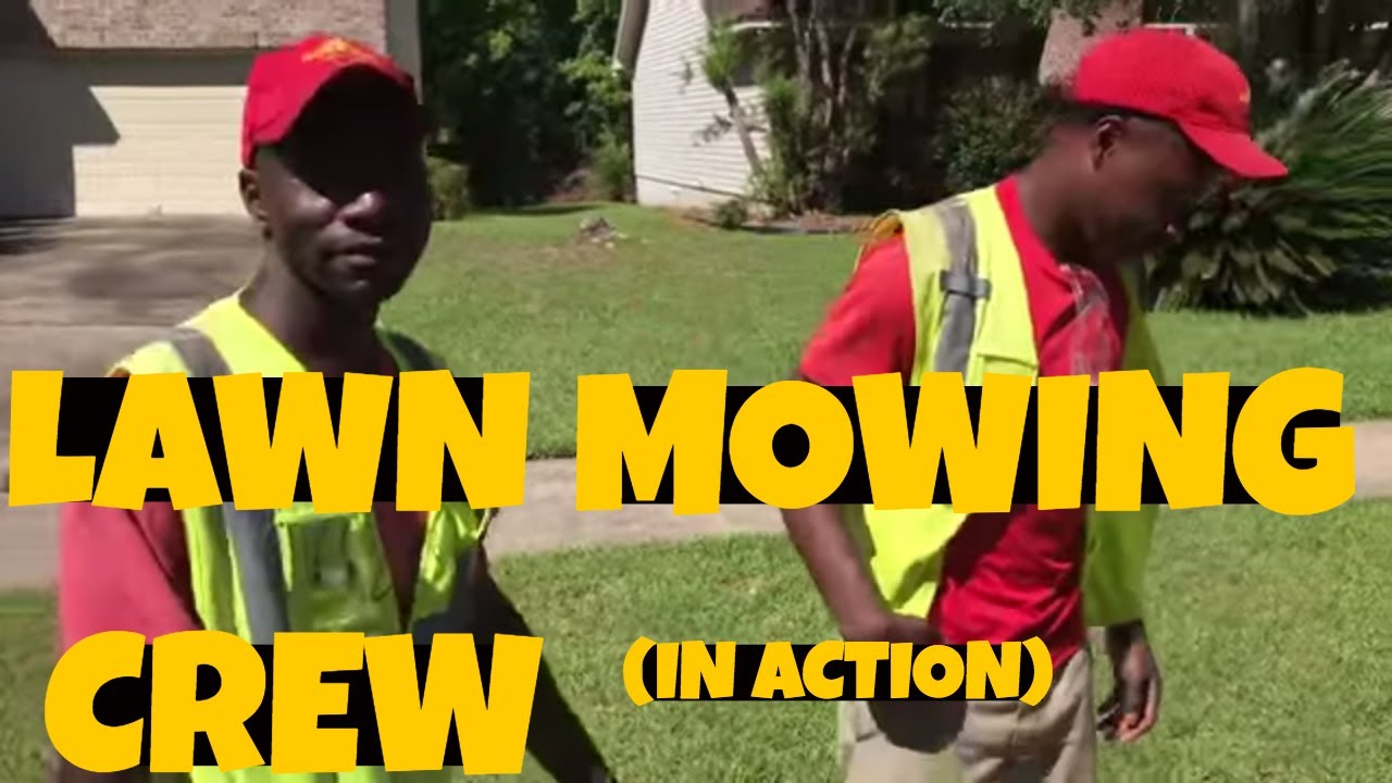 Lawn mowing crew route check/ Lawn care VLOG - YouTube