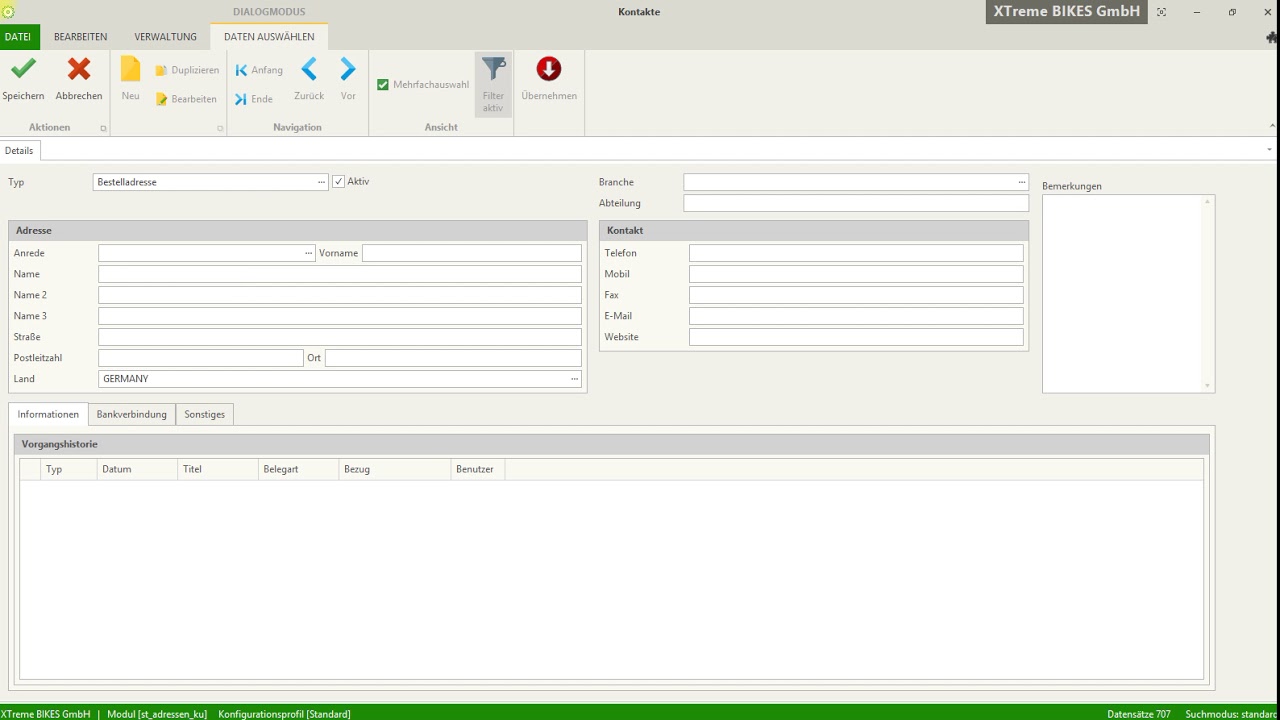Kontor R4: Lieferantenanlage - YouTube