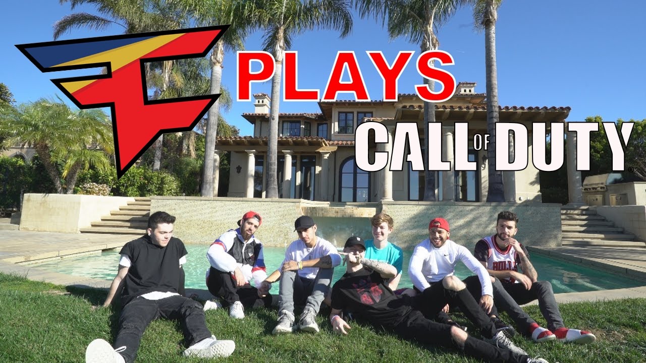 CALL OF DUTY AT FAZE HOUSE LA... - YouTube
