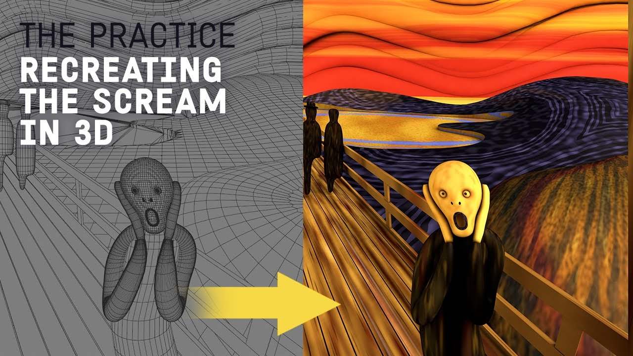 Recreating The Scream in 3d with Cinema 4d // The Practice 206 - YouTube