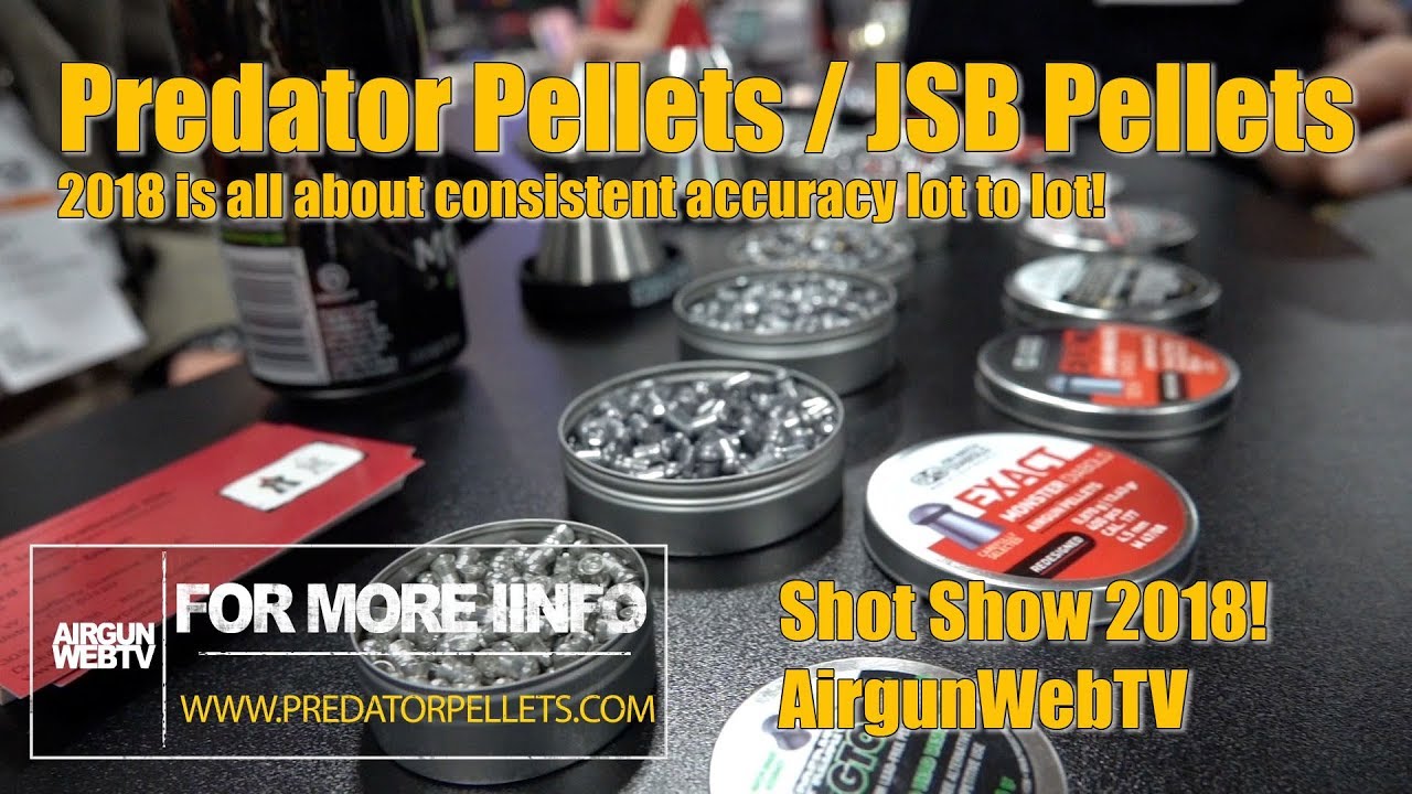 Predator Pellets at Shot Show 2018 - Predator Pellets and JSB double ...