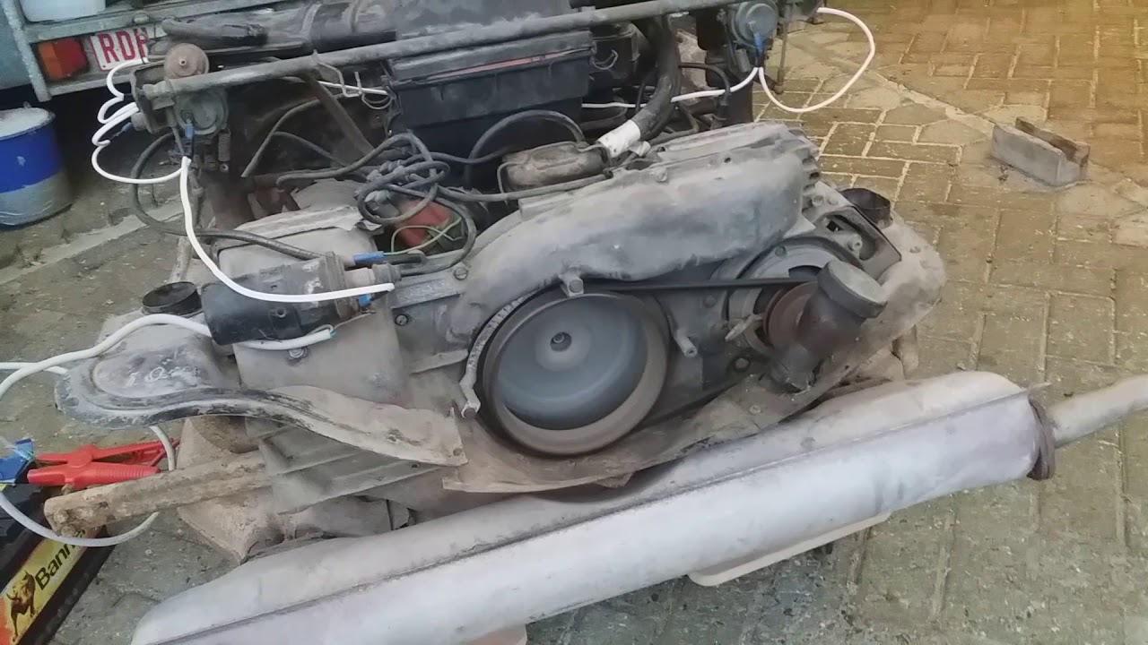 VW T2 bus motor type 4 1800 CC testdraaien - YouTube