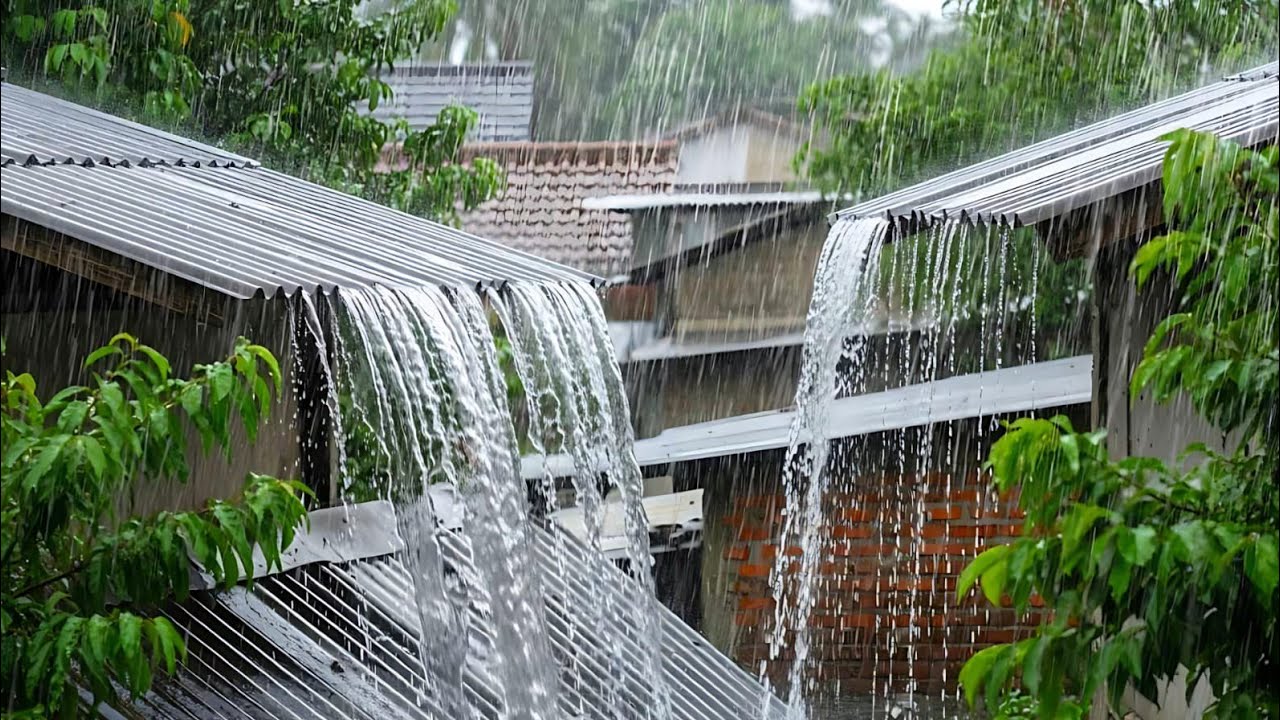 Peaceful Rain Falling on Roof | Sleep Instantly & Calm Your Mind - YouTube