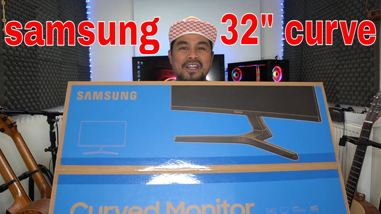 SAMSUNG 32" CURVE MONITOR UNBOXING AND REVIEW - YouTube