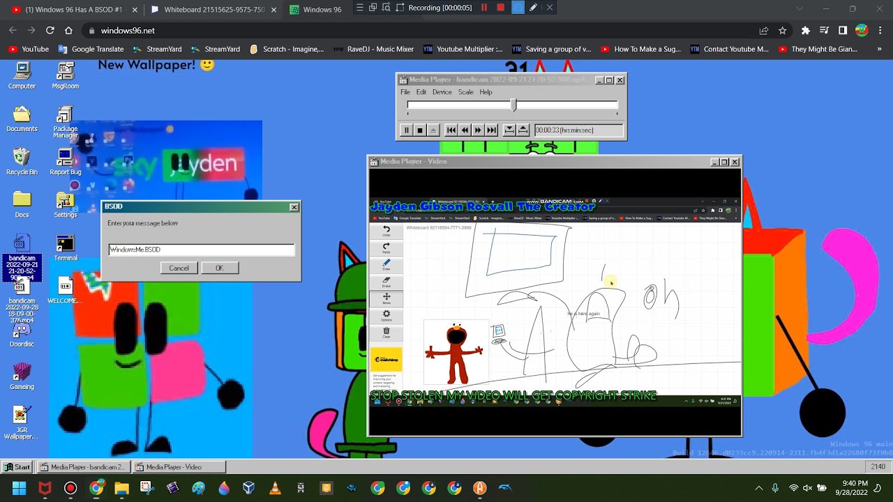 Windows 96 Has A BSOD #2 - YouTube