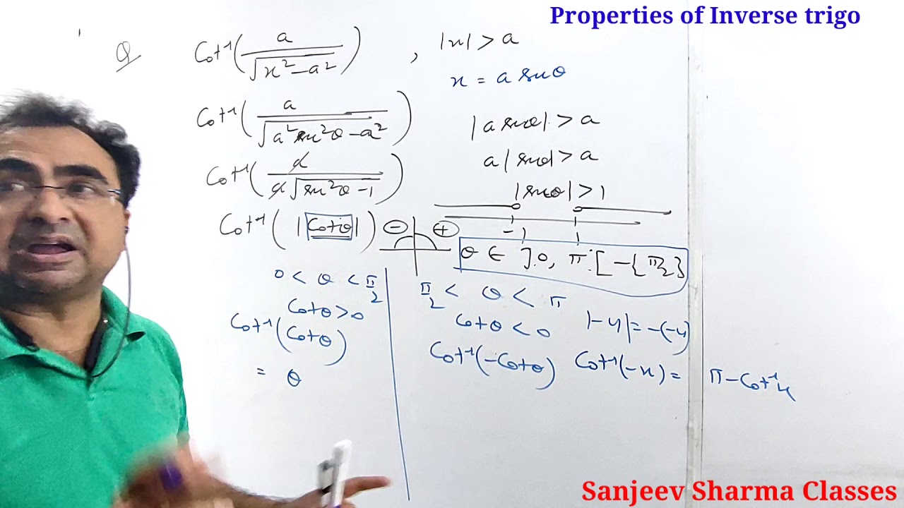 Inverse Trigonometry ( Lecture 14) properties of inverse Trigonometry ...