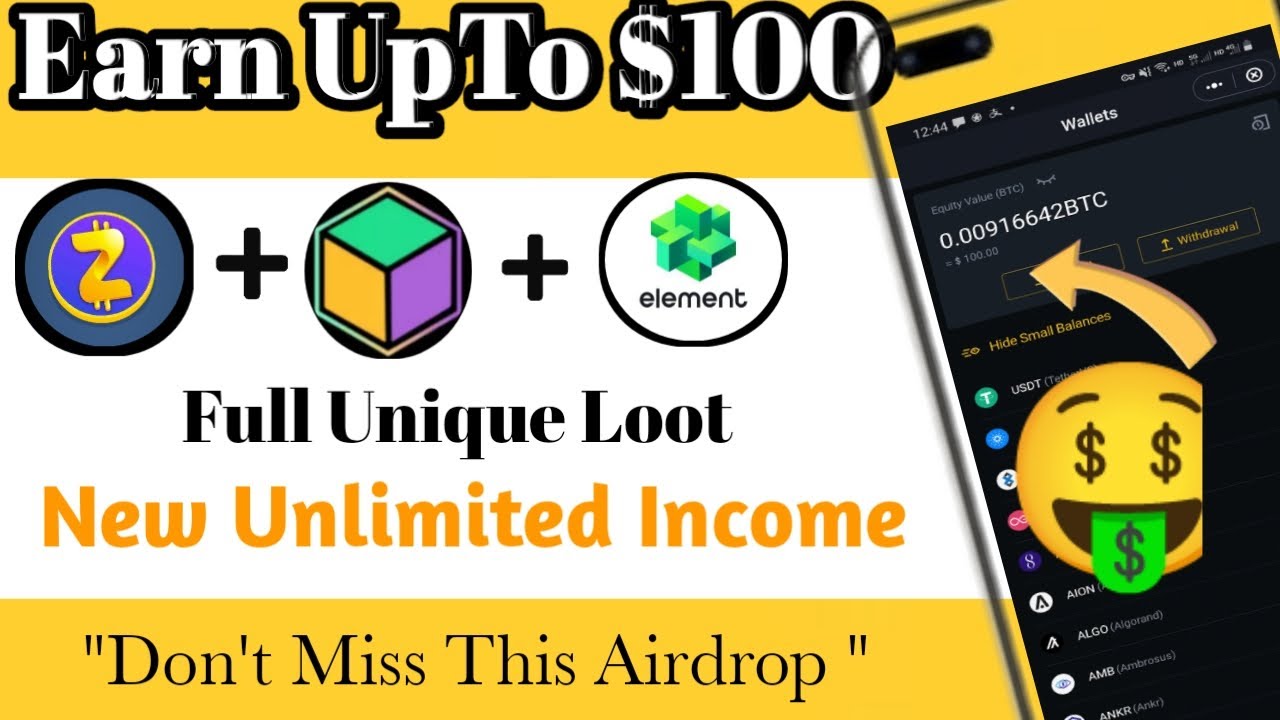 Instant Payment Airdrop | Unlimited Upto $100 | HB Online Earning | SEP ...