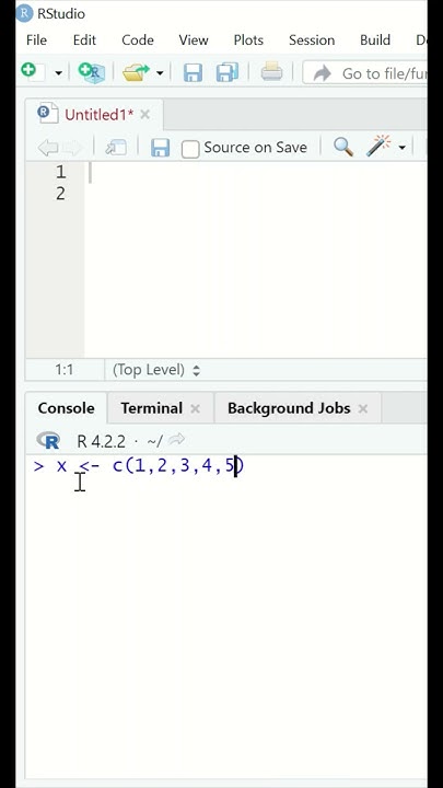 SUM function in R Statistics #Shorts - YouTube