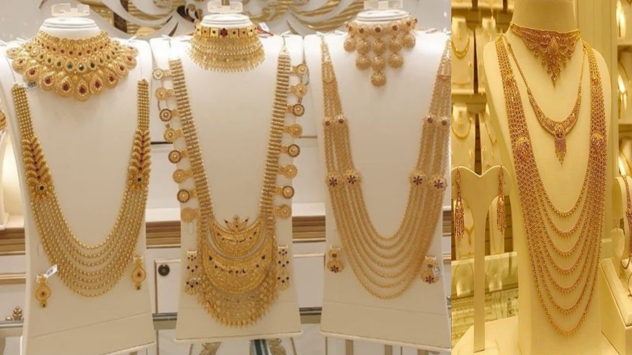 Latest Model Gold Necklace Designs 2024||Gold Necklace Set 2024||Gold ...
