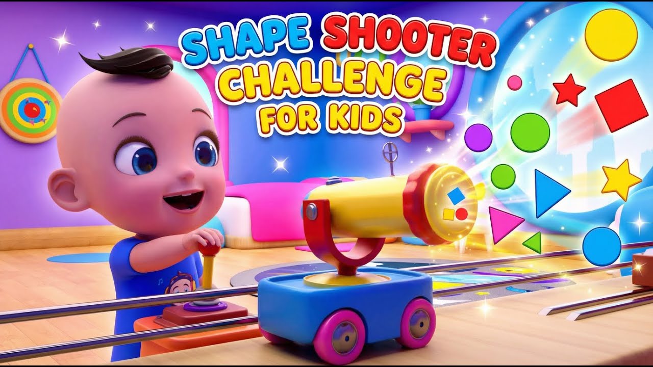 Shape Shooter Challenge for Kids - YouTube