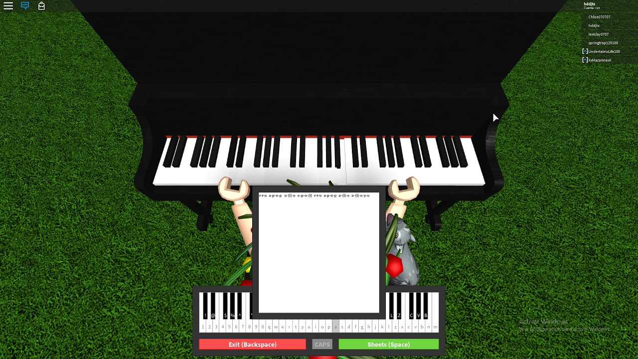 tapion piano roblox :D - YouTube