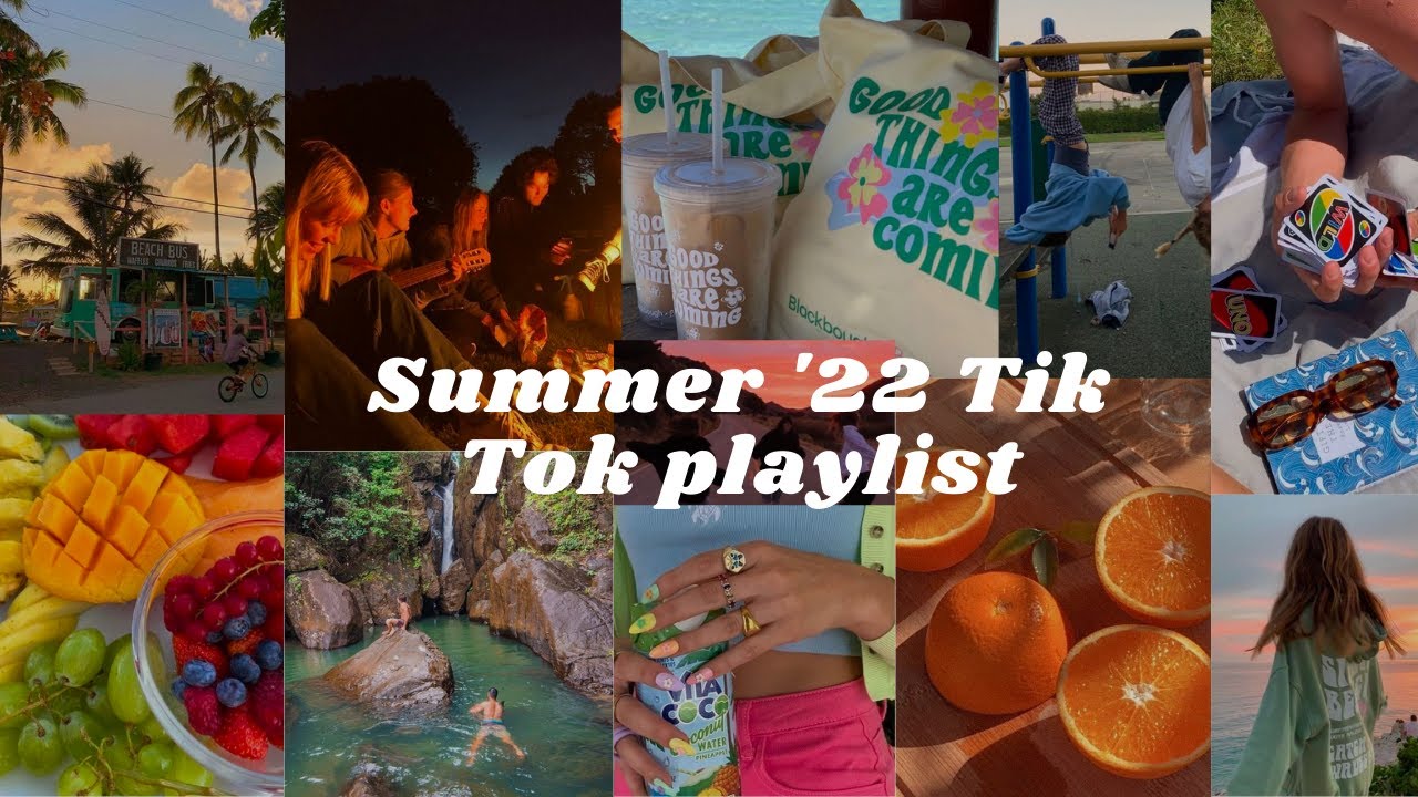 Summer '22 Tik Tok playlist (sped up) - YouTube