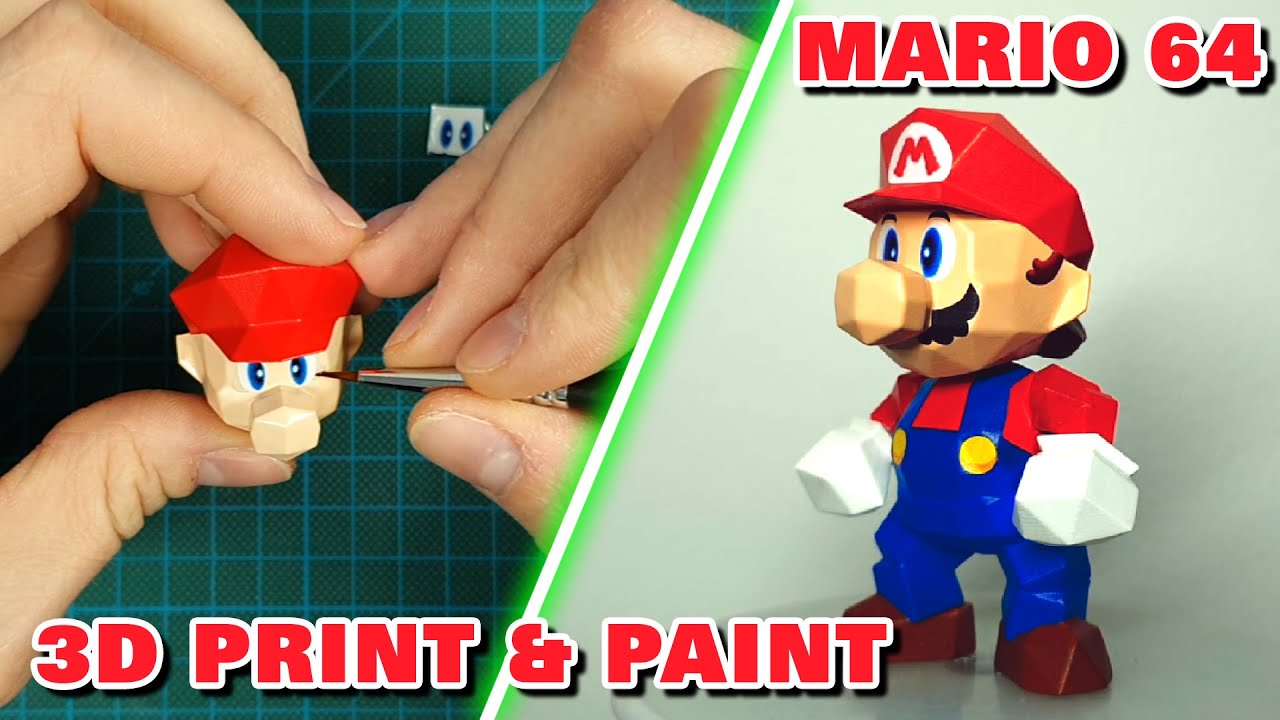 How to make Mario from Super Mario 64 - YouTube