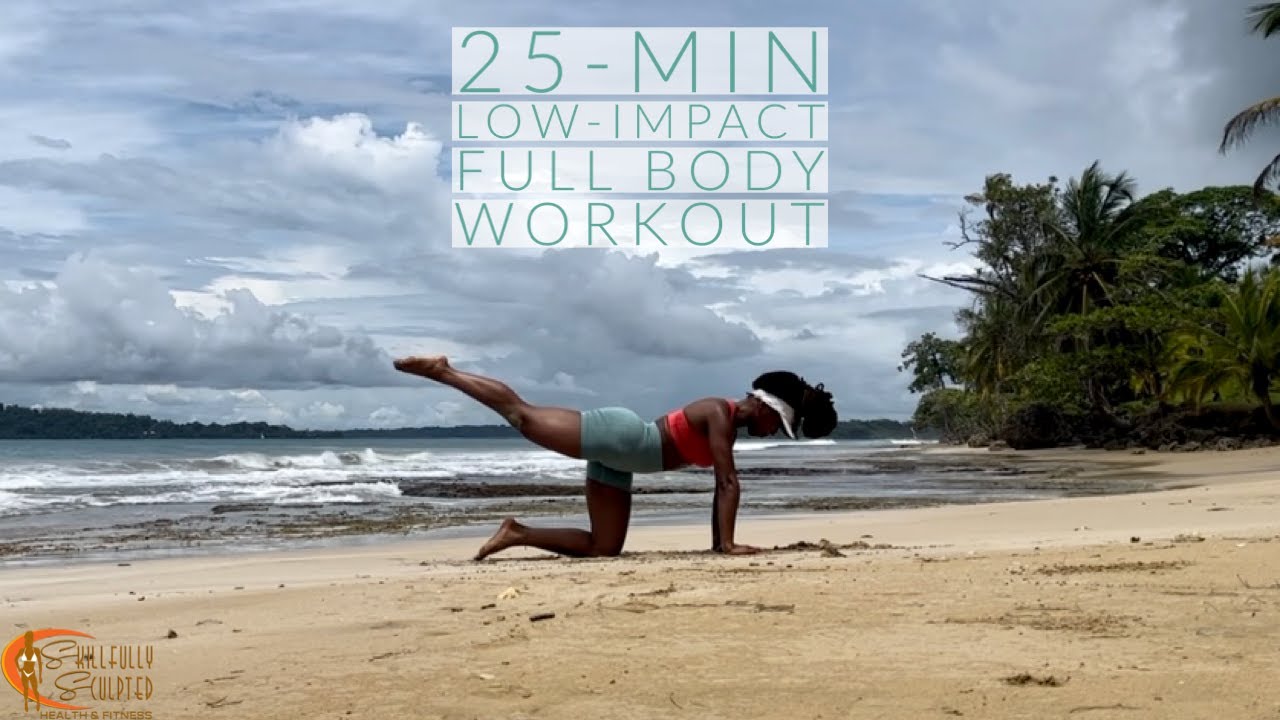 Low Impact Full Body Beach Circuit! - YouTube