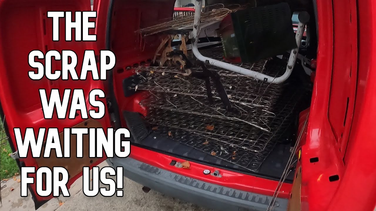 Street Scrapping- He Stockpiled Scrap for Us! Plus Scrap Yard Trip with ...