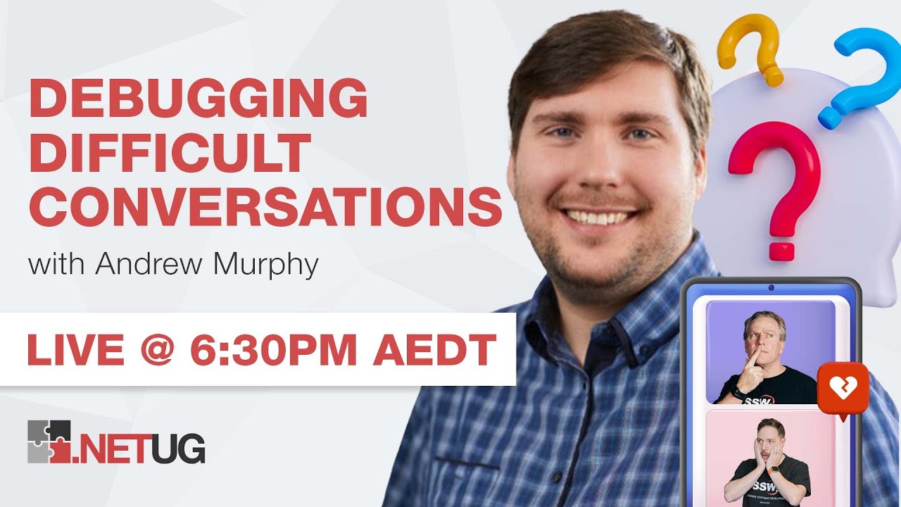 .NET User Group: Debugging Difficult Conversations - YouTube