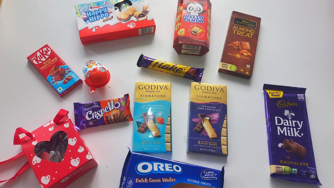 So many chocolates, surprise toys, chocolate opening video, lots of ...