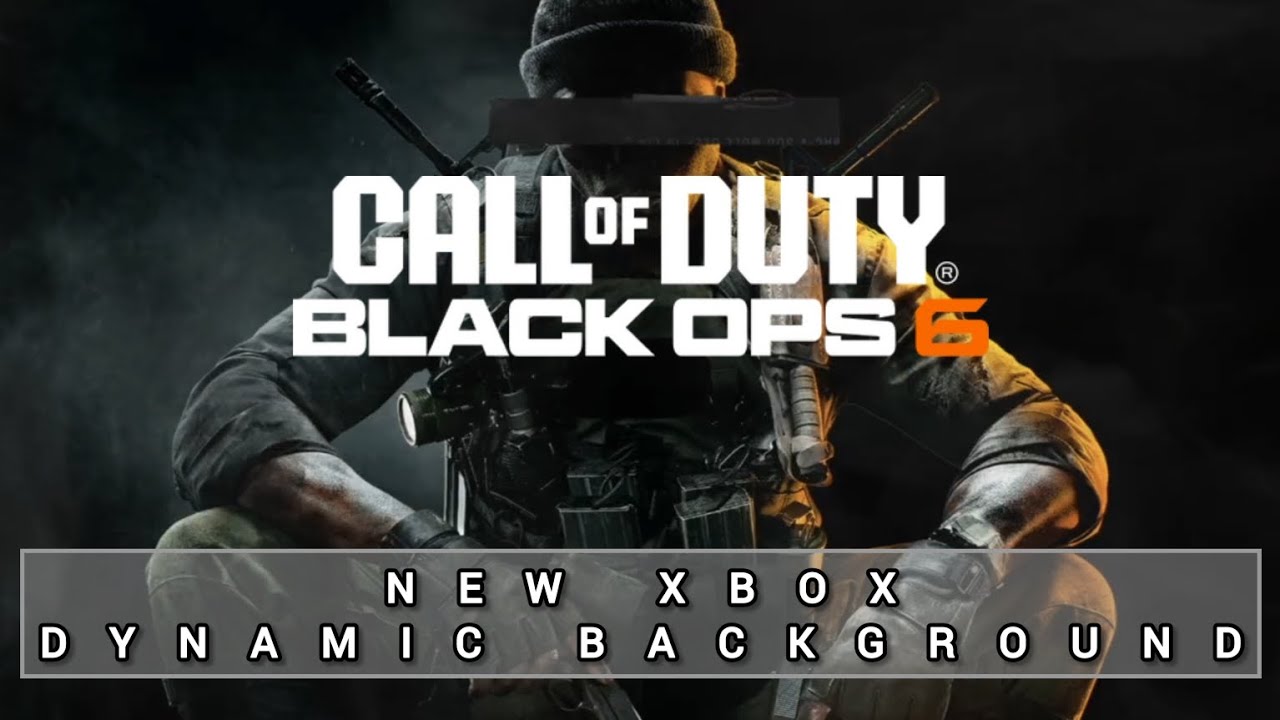 Call of Duty : BLACK OPS 6 Dynamic Background for Xbox Series XIS - YouTube
