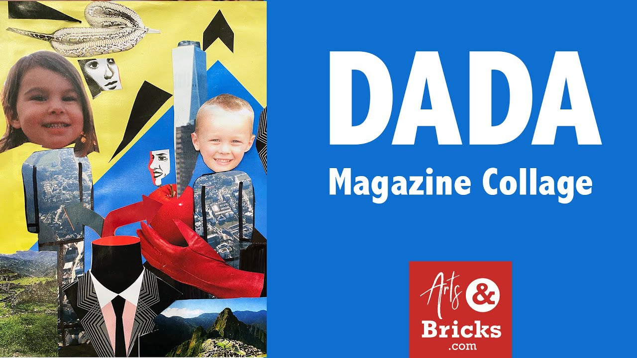 Dada Inspired Magazine Collage - for Kids - YouTube
