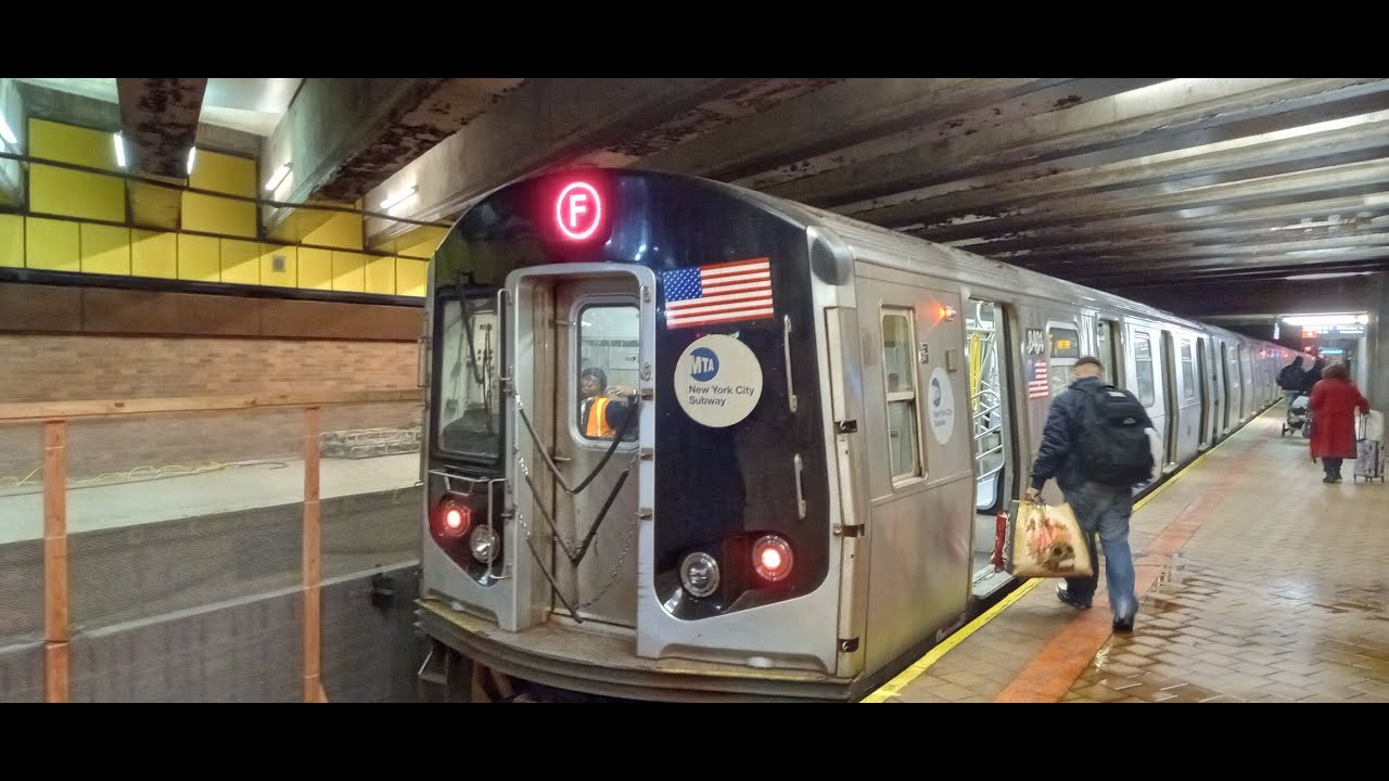 R160A F Shuttle Train Full Ride From Lexington Avenue-63rd Street To ...