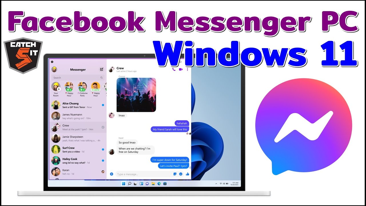 วิธีติดตั้ง Facebook Messenger PC ใน Windows 11 ที่ควรรู้ #catch5 # ...