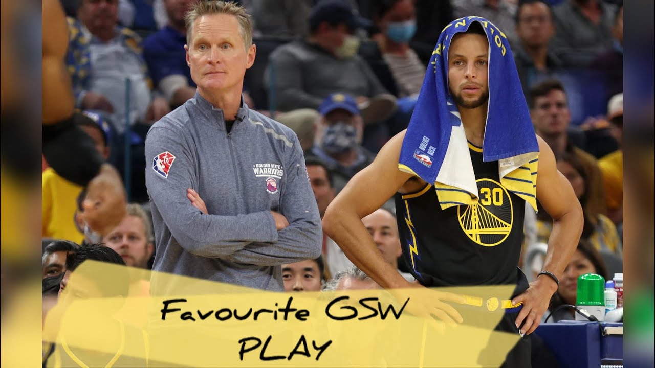 Basketball tactics /Favourite GSW play/ - YouTube