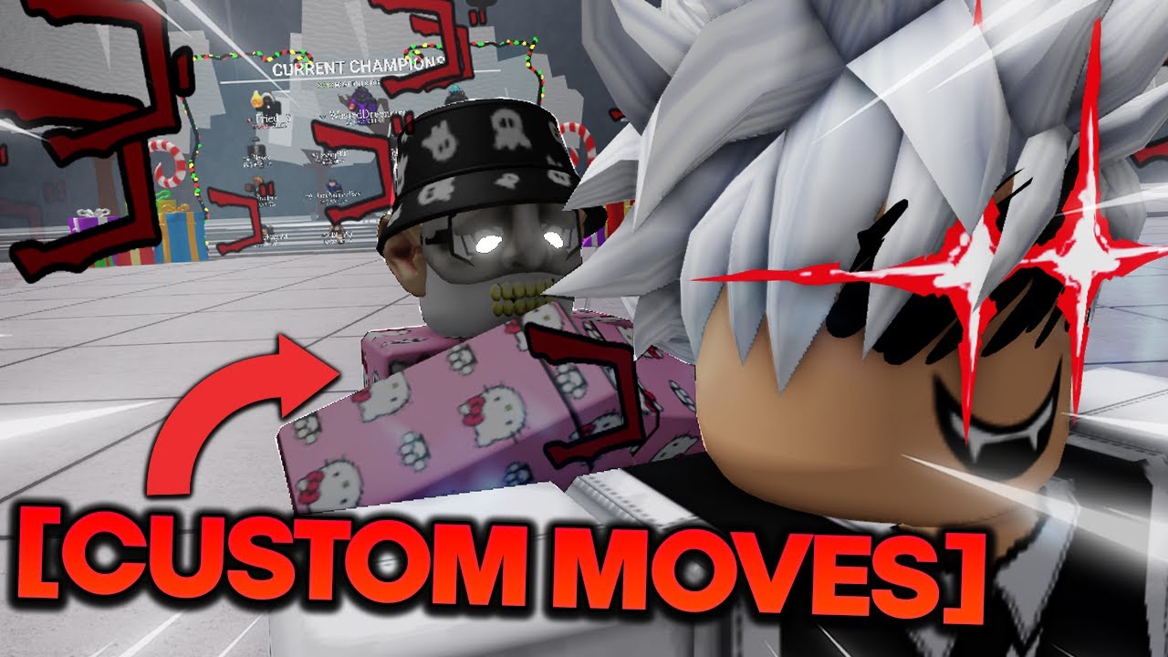 USING CUSTOM MOVES In The Strongest Battlegrounds - YouTube