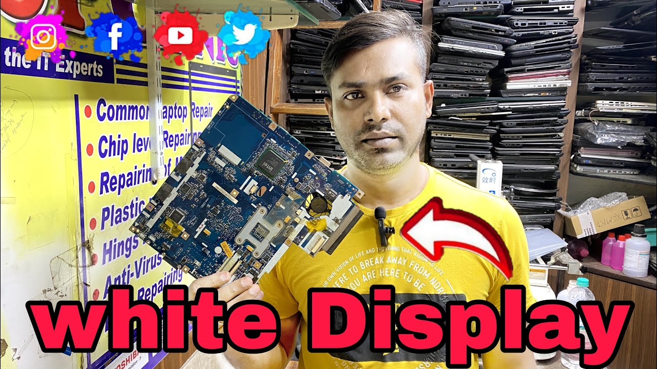 Acer (5734z )’white display’ motherboard repair - YouTube