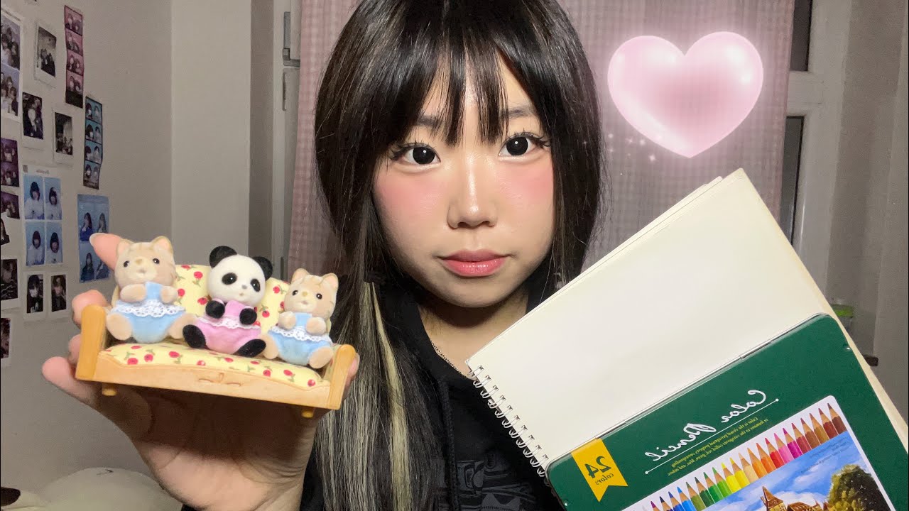 [ASMR] Drawing you and comforting you (mental health asmr) - YouTube