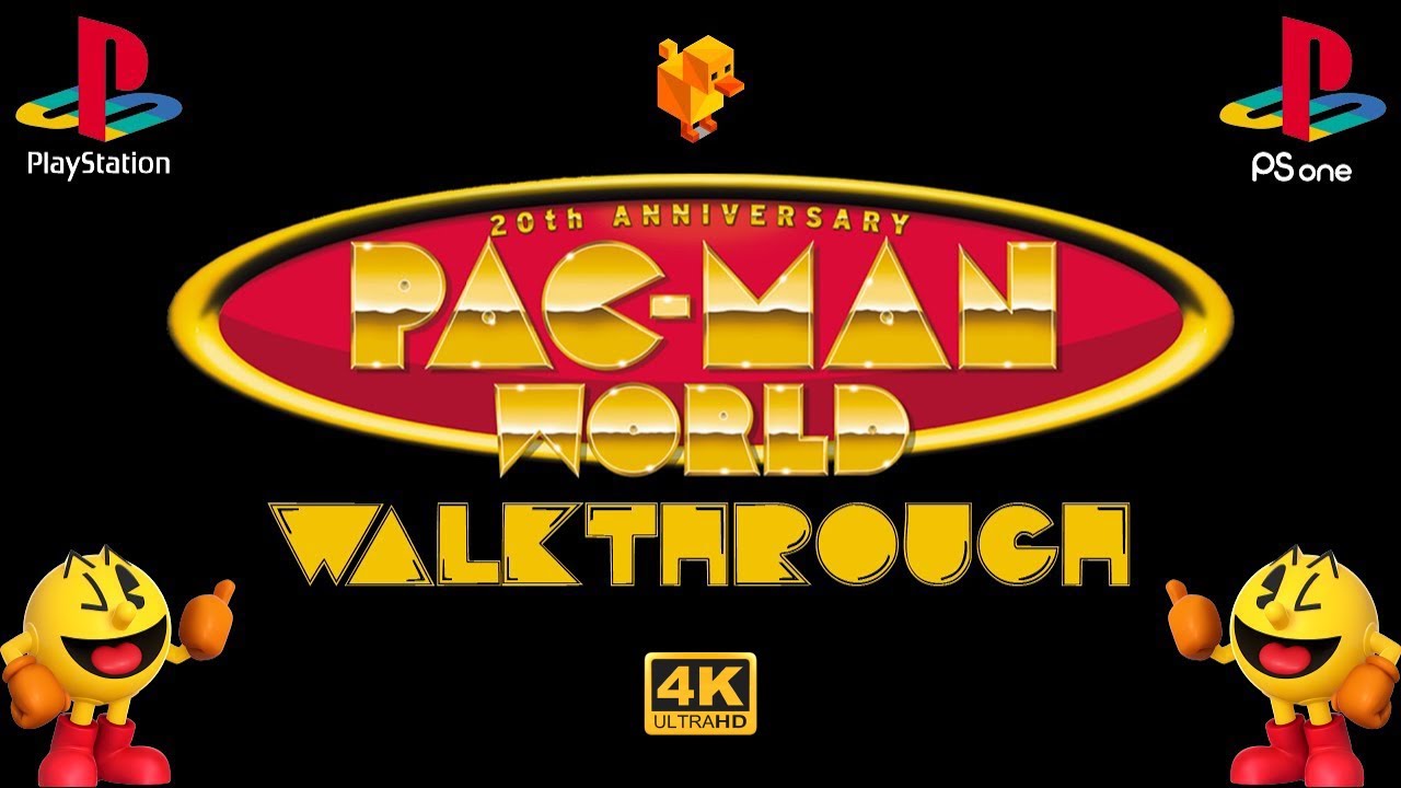 Pac-Man World (1999) 100% Walkthrough - PS1/DuckStation 4K-UHD - YouTube