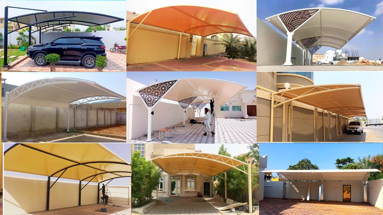 Simple PVC Tensile 9 Best Car Parking Shed Design 😍 - YouTube