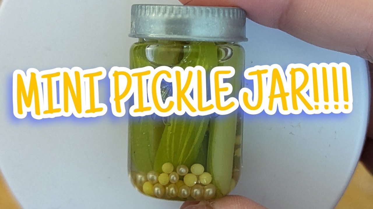 Minivers Cafe series 3 Mini Pickles in a jar - YouTube