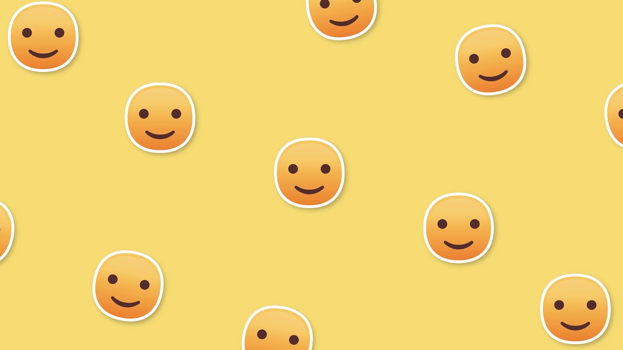 0012 Depression, Smile Face Emoji Moving Motion Background Video - YouTube