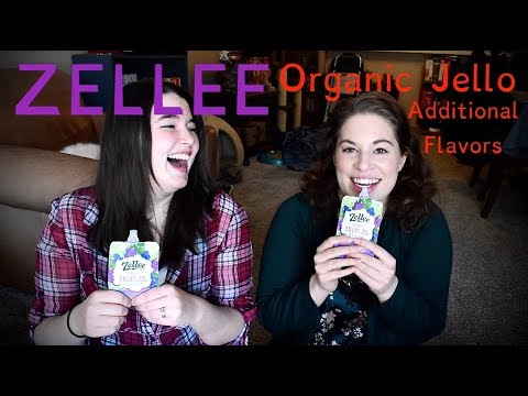 ZELLEE ORGANIC JELLO TASTE TEST - YouTube