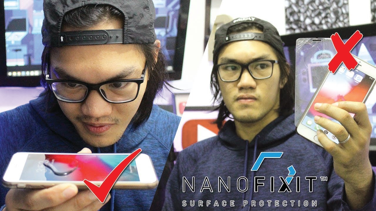 LIQUID SCREEN PROTECTOR?! | One Size Fits All | NANOFIXIT - YouTube