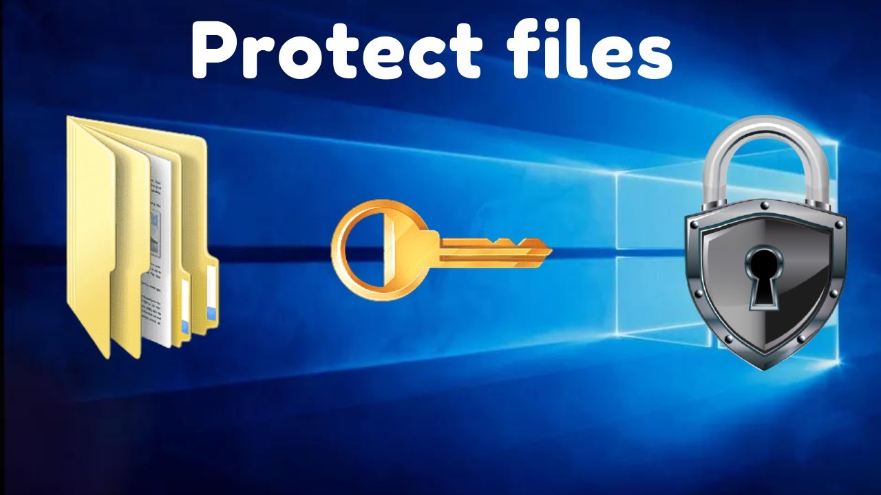 How to protect files in computer - YouTube