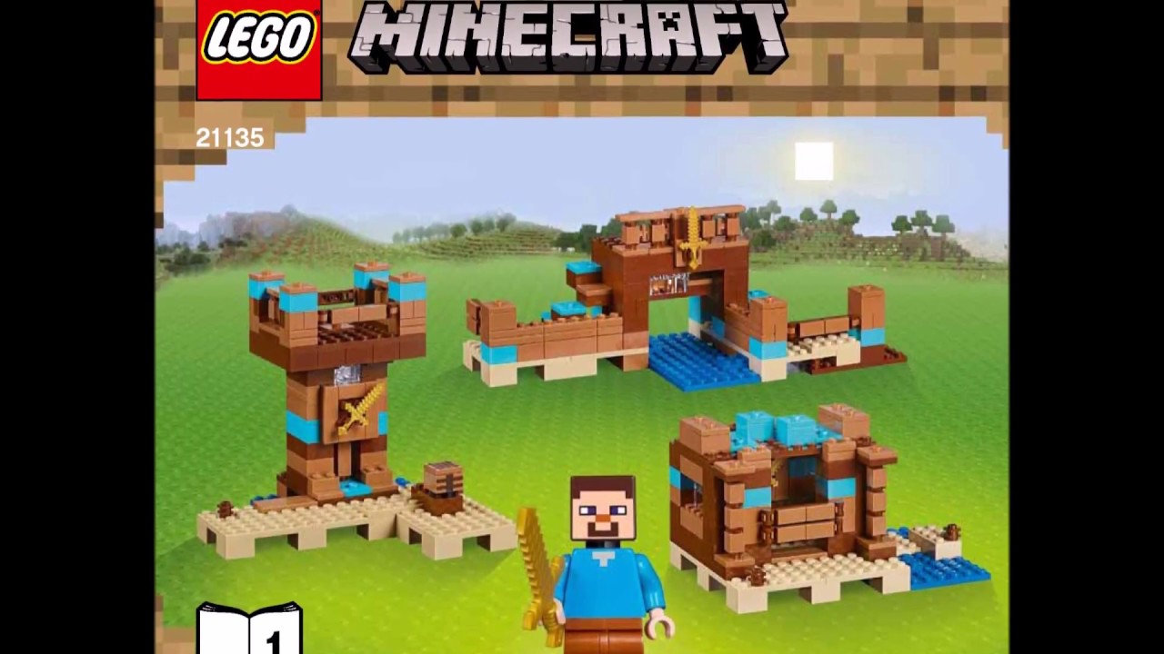 LEGO Minecraft the Crafting Box 2.0 21135 Instructions DIY Book 1 - YouTube