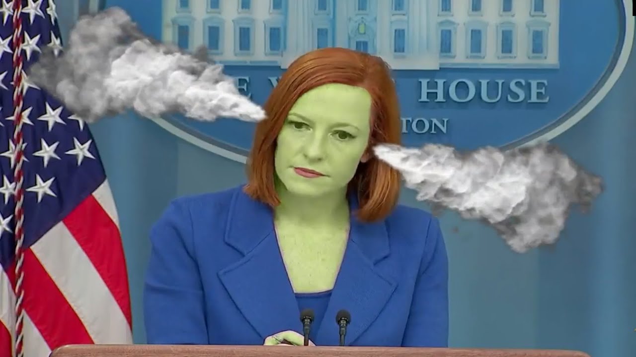 Jennifer Psaki has smoke coming out of her ears 4K Ultra HD - YouTube
