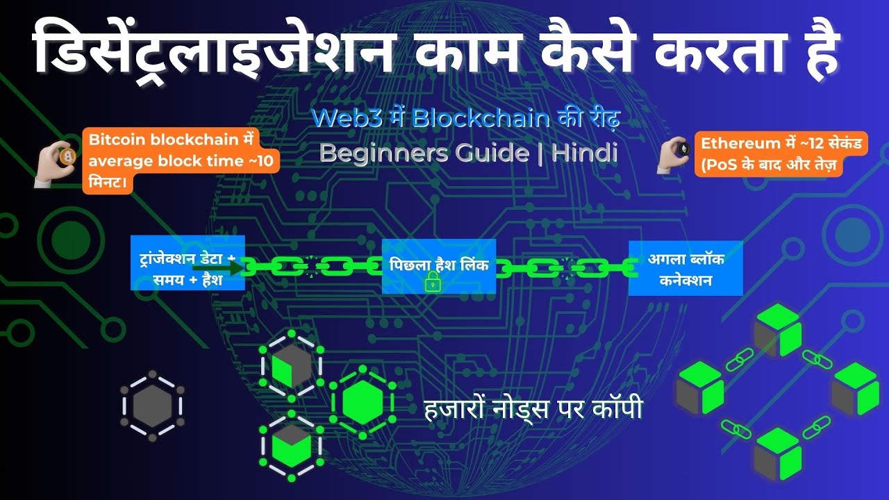 डिसेंट्रलाइजेशन कैसे काम करता है? | Web3 और Blockchain की Beginners ...