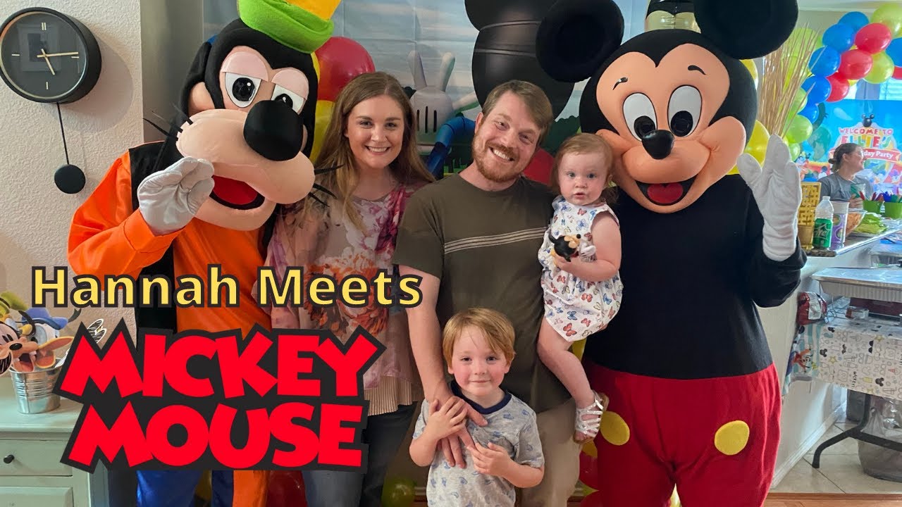 Hannah Meets Mickey Mouse // Mickey Mouse Clubhouse First Birthday ...