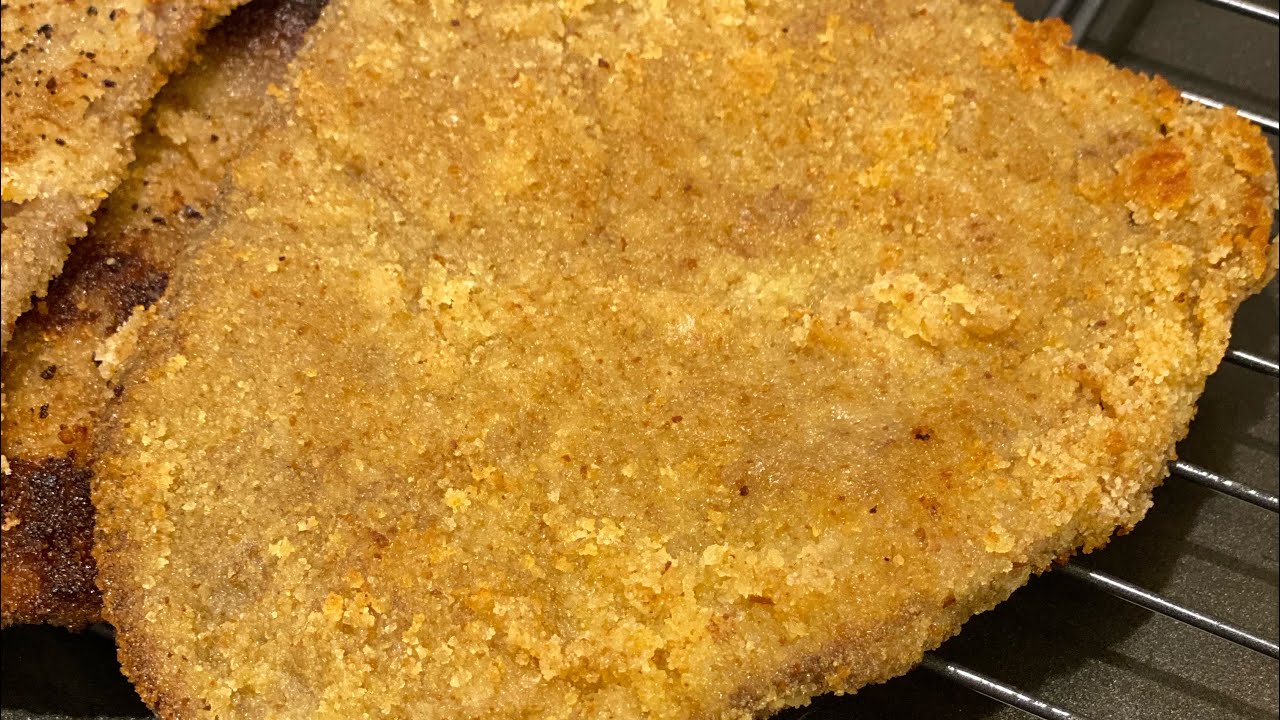 Gluten Free Beef Schnitzel (make ahead) - YouTube