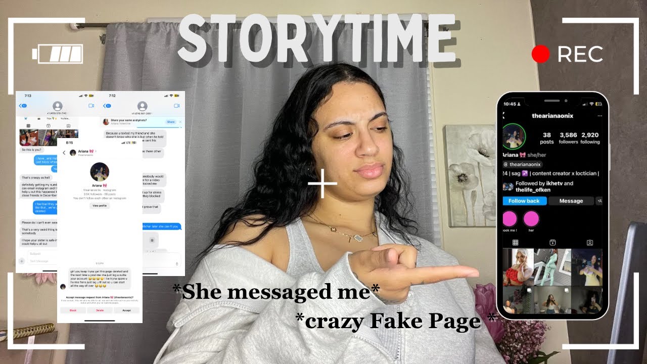 StoryTime: Crazy Fake Page * SHE DM ME* - YouTube