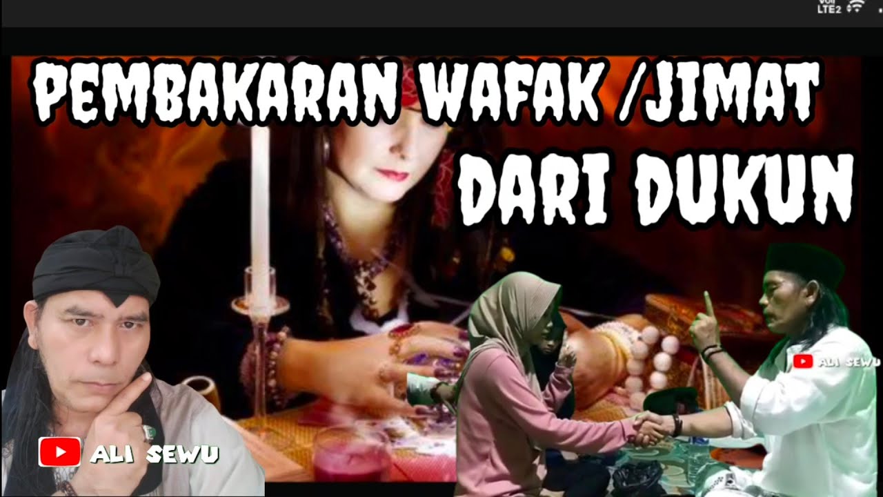 (prat .2) .pembakaran wafak atau jimat-jimat dari dukun berkedok ustd ...