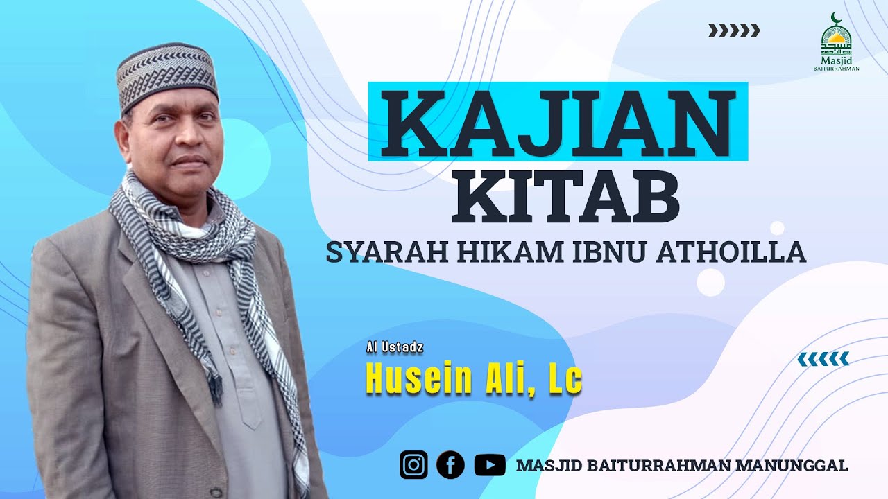 Ngaji Tazkiyah bersama: Al Ustadz Husein Ali, Lc | Kitab Al Hikam - YouTube