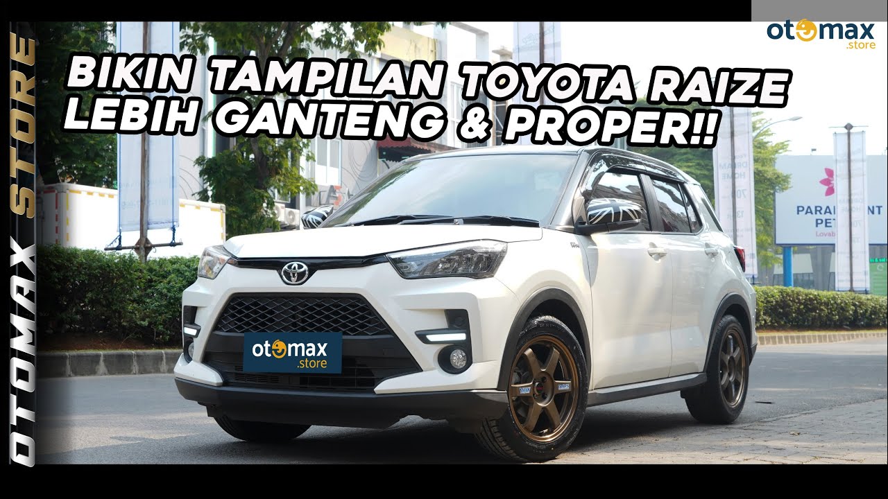 Modifikasi Toyota Raize, Tambah Ganteng & Proper Pakai Velg Volk Rays ...