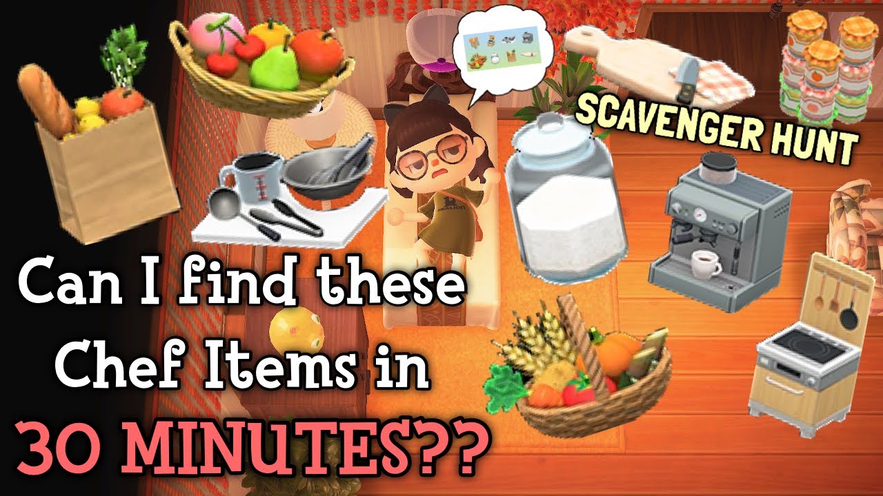 Doing a Chef-Inspired Scavenger Hunt in 30 MINUTES - YouTube