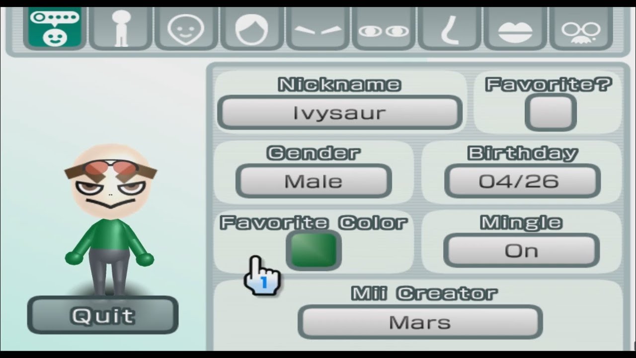 Ivysaur - Pokémon - Mii 899 - YouTube