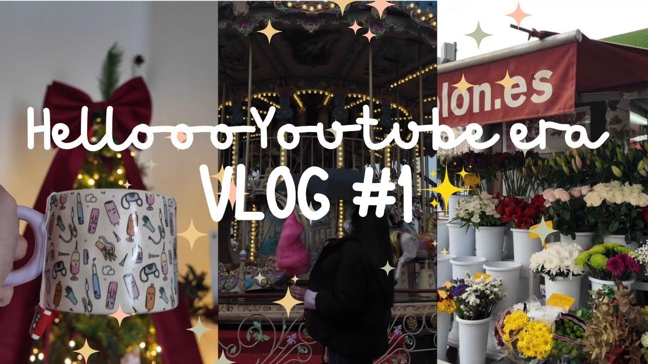 VLOG #1 | HELLO YOUTUBE | PRIMER VIDEO Y PRIMEROS DÍAS DEL 2025 🎀 - YouTube