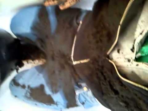 Fun with Nature Mud in Bathtub #5 - YouTube