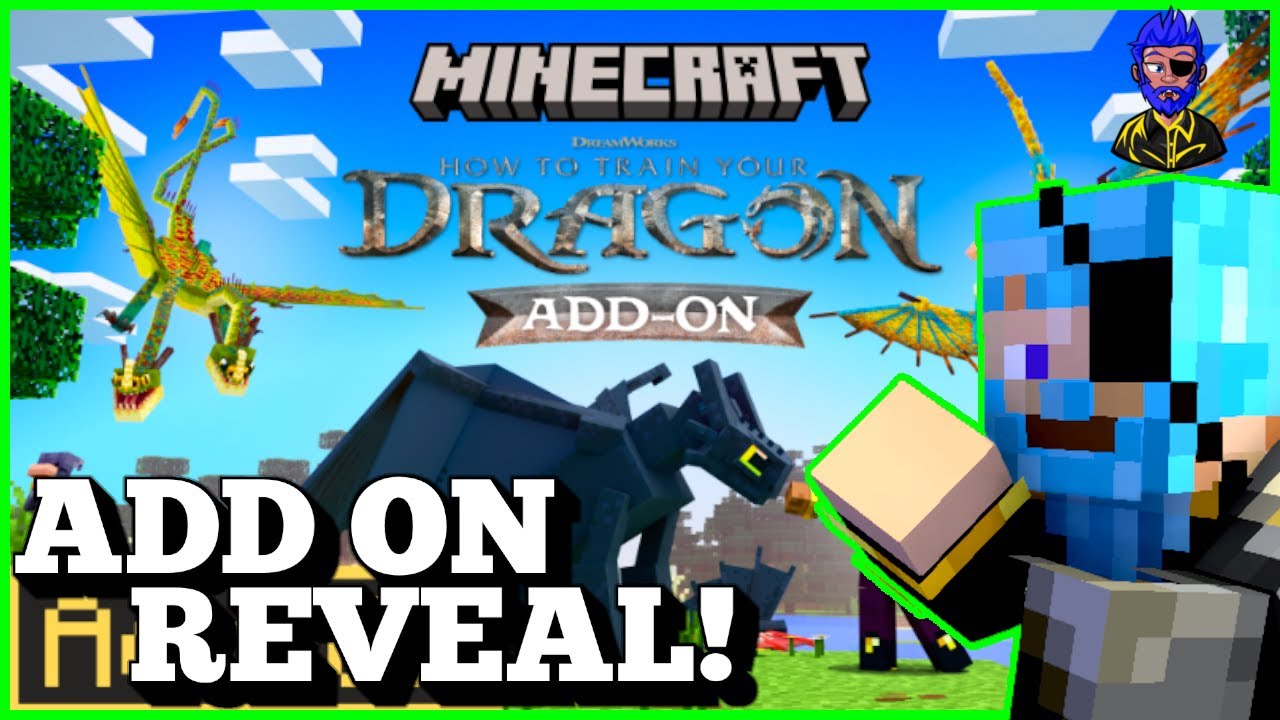 How To Train Your Dragon Add On ¦ Daz Man's Add On Reveal ¦ Minecraft ...